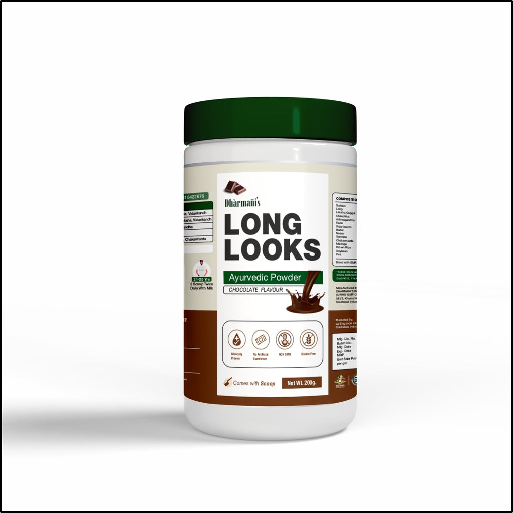Long Looks Powder | for Boys & Girls | Healthy Growth | 200 gm – la-elega
